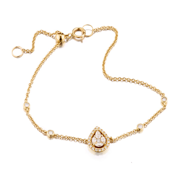 Diamond Marquis Pear Shaped Bracelet – Madhuri Parson | New York